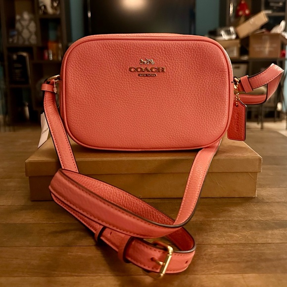 Coach | Bags | Coach Pebbled Leather Mini Jamie Camera Crossbody Bag ...